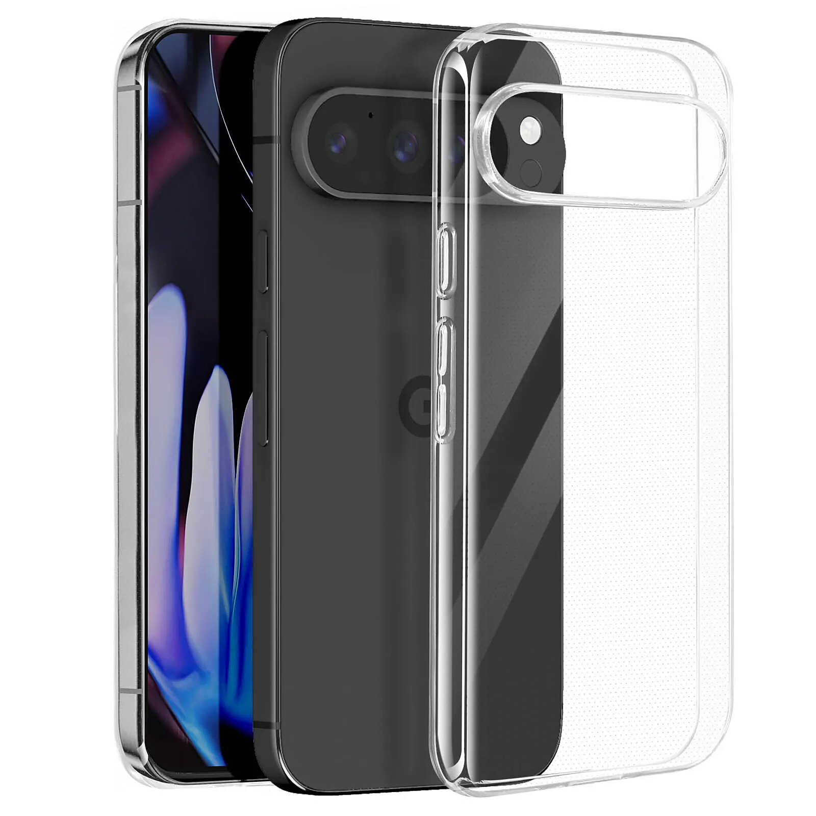 Mayaxess Coque pour Google Pixel 9 Pro XL Silicone Souple Transparent ...
