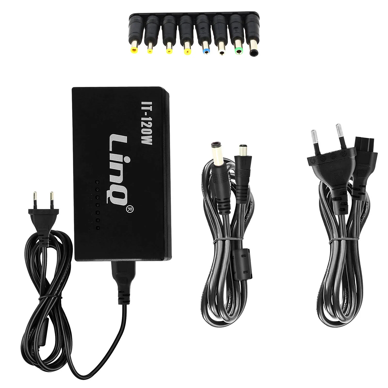 LinQ Chargeur Secteur Universel 120W avec 8 embouts 12 à 24V IT-120W ...