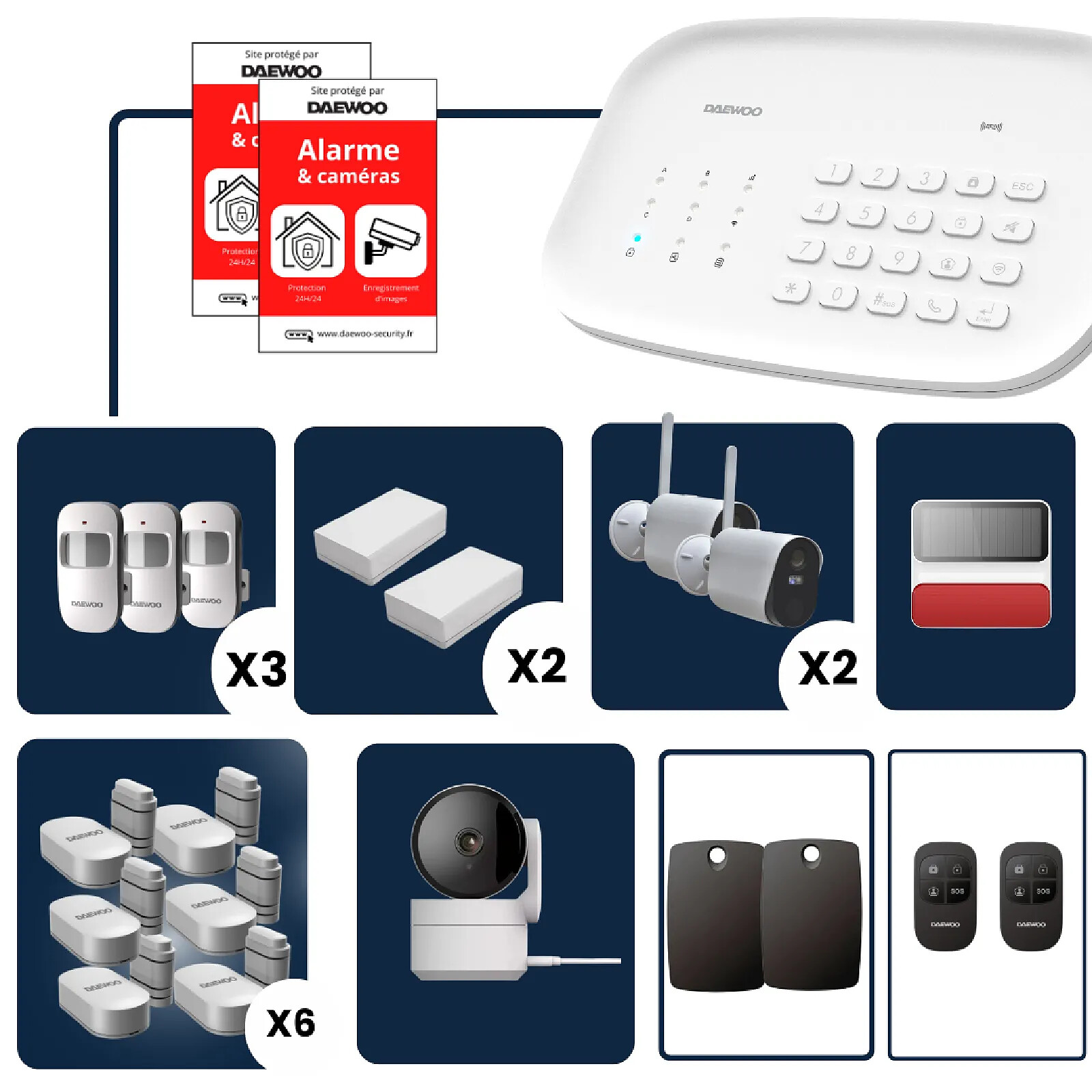 Pack alarme SA684 - Kit alarme - LDLC | Muséericorde