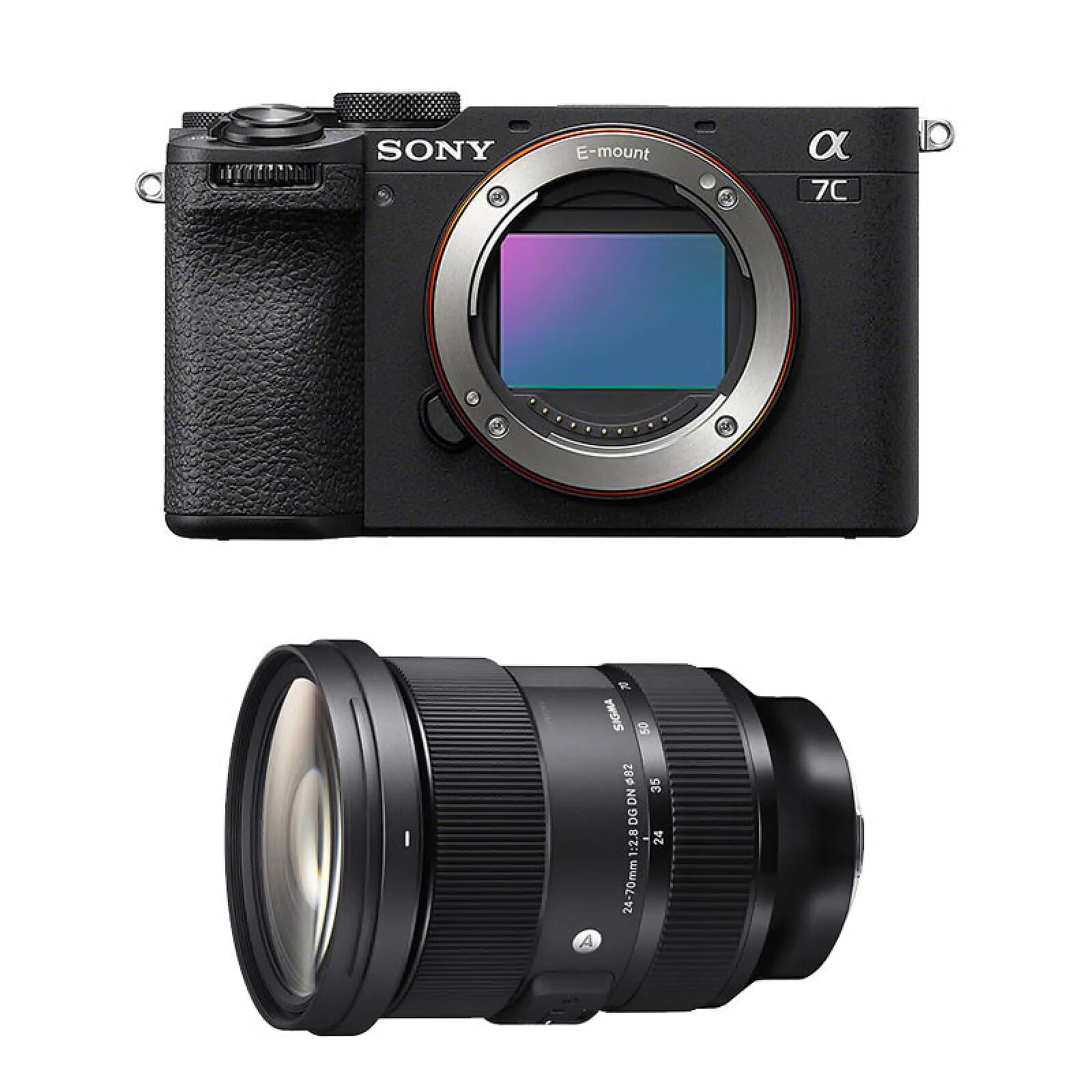 SONY ALPHA 7C II NOIR + SIGMA 24-70 f/2.8 Art DG DN II SONY FE ...