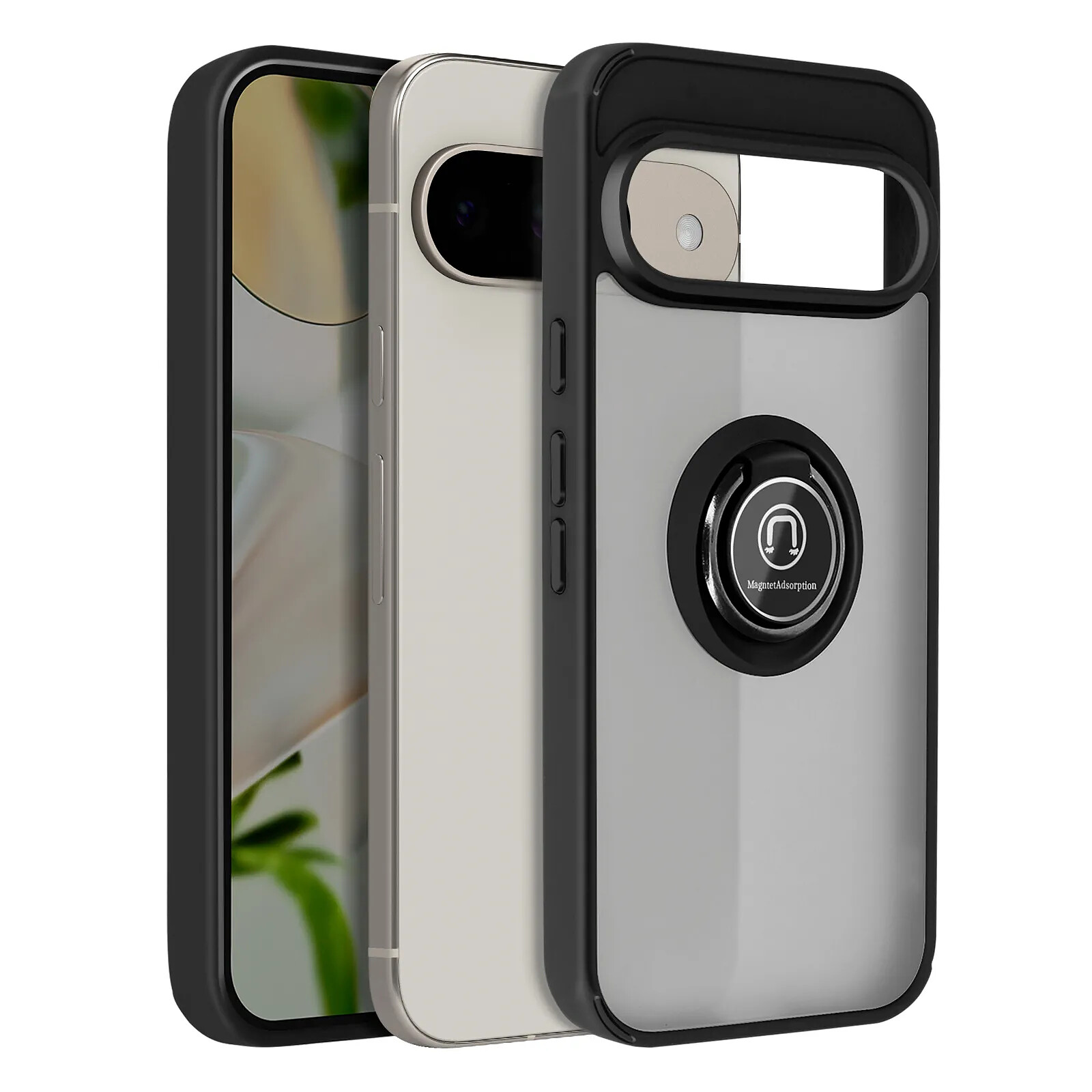 Avizar Coque pour Google Pixel 9 et Pixel 9 Pro avec Bague Support ...