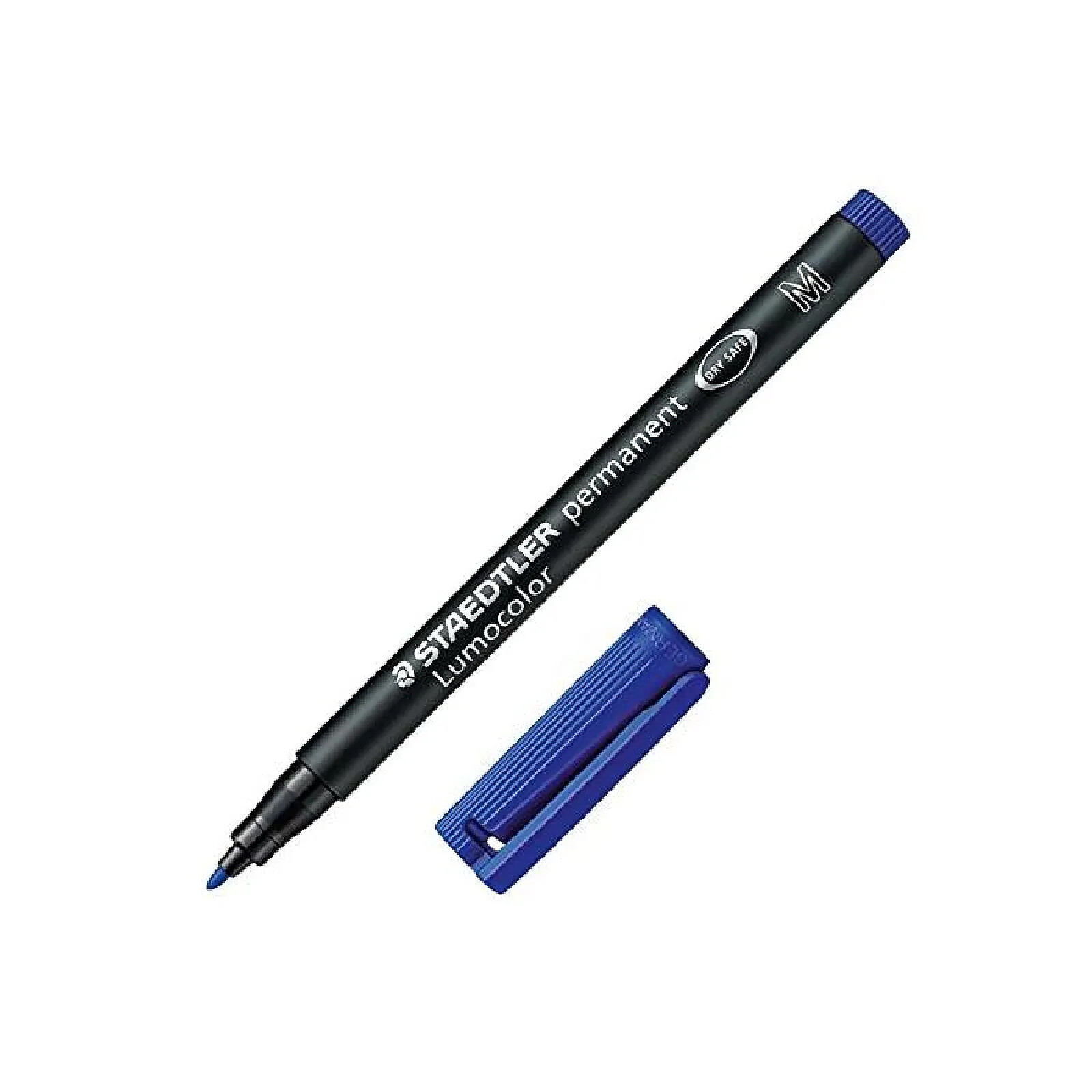 STAEDTLER Marqueur Permanent Lumocolor 317M Pointe Moyenne 1 mm Bleu x 10 - Marqueur - LDLC