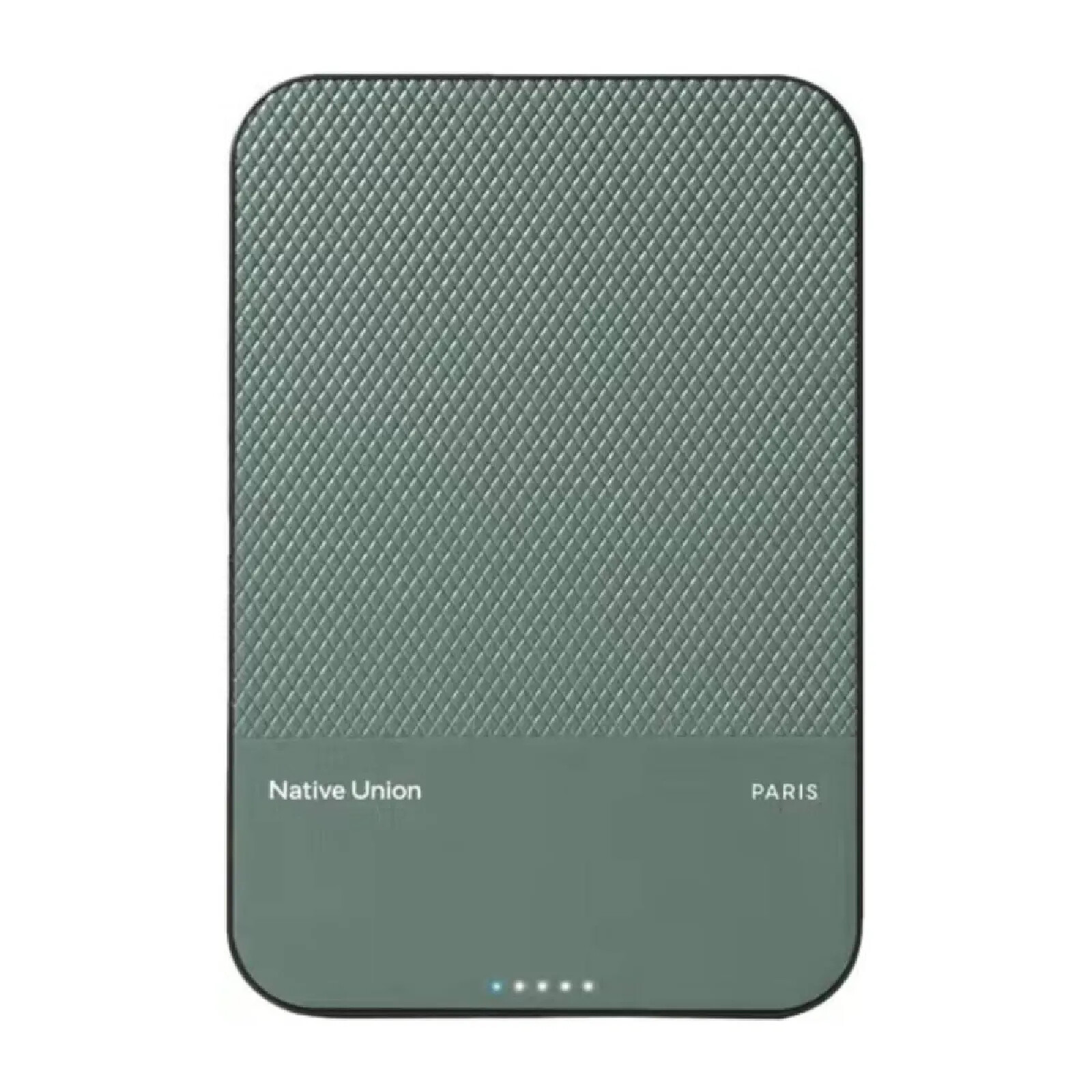 Native Union Batterie Externe 5000mAh Magnétique MagSafe & Qi2 Vert ...
