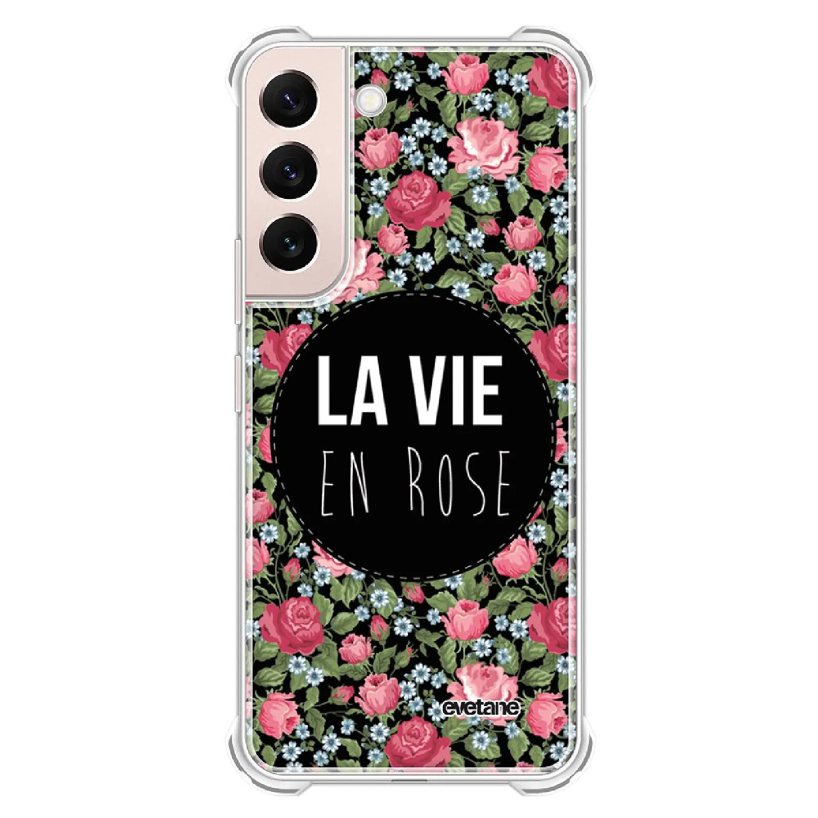 Evetane Coque Samsung Galaxy S22 5G Silicone antichocs Solides coins ...