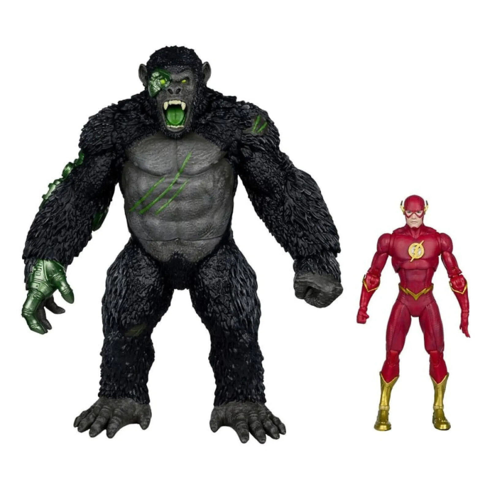 DC Multiverse - Pack 2 figurines Flash vs. Titano 18 cm - Figurines - LDLC