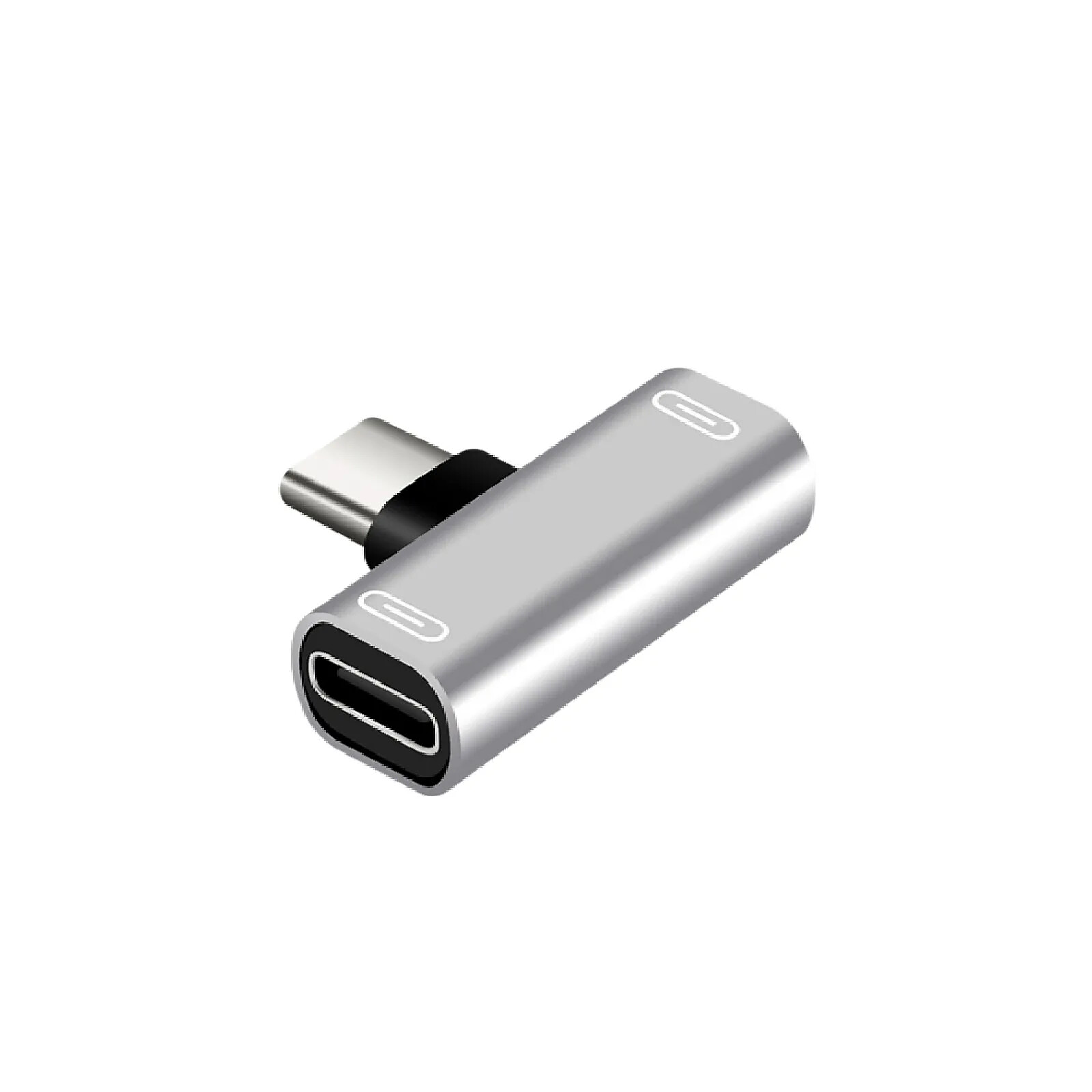 Avizar Adaptateur Splitter Double USB Type-C vers USB Type-C Argent ...