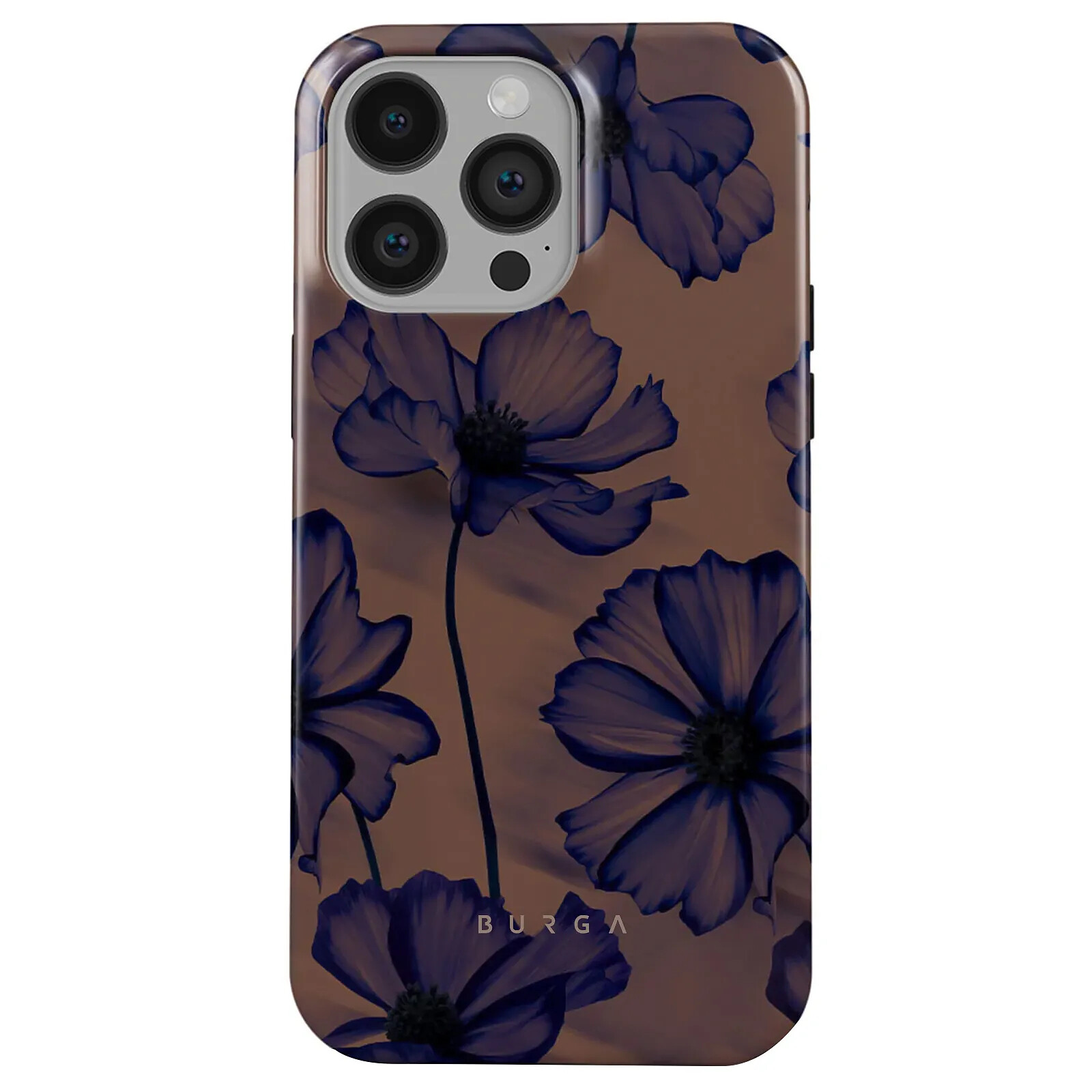 Burga Coque MagSafe pour iPhone 14 Pro Max Élégante Motif Velvet Night Violet Foncé - Coque ...