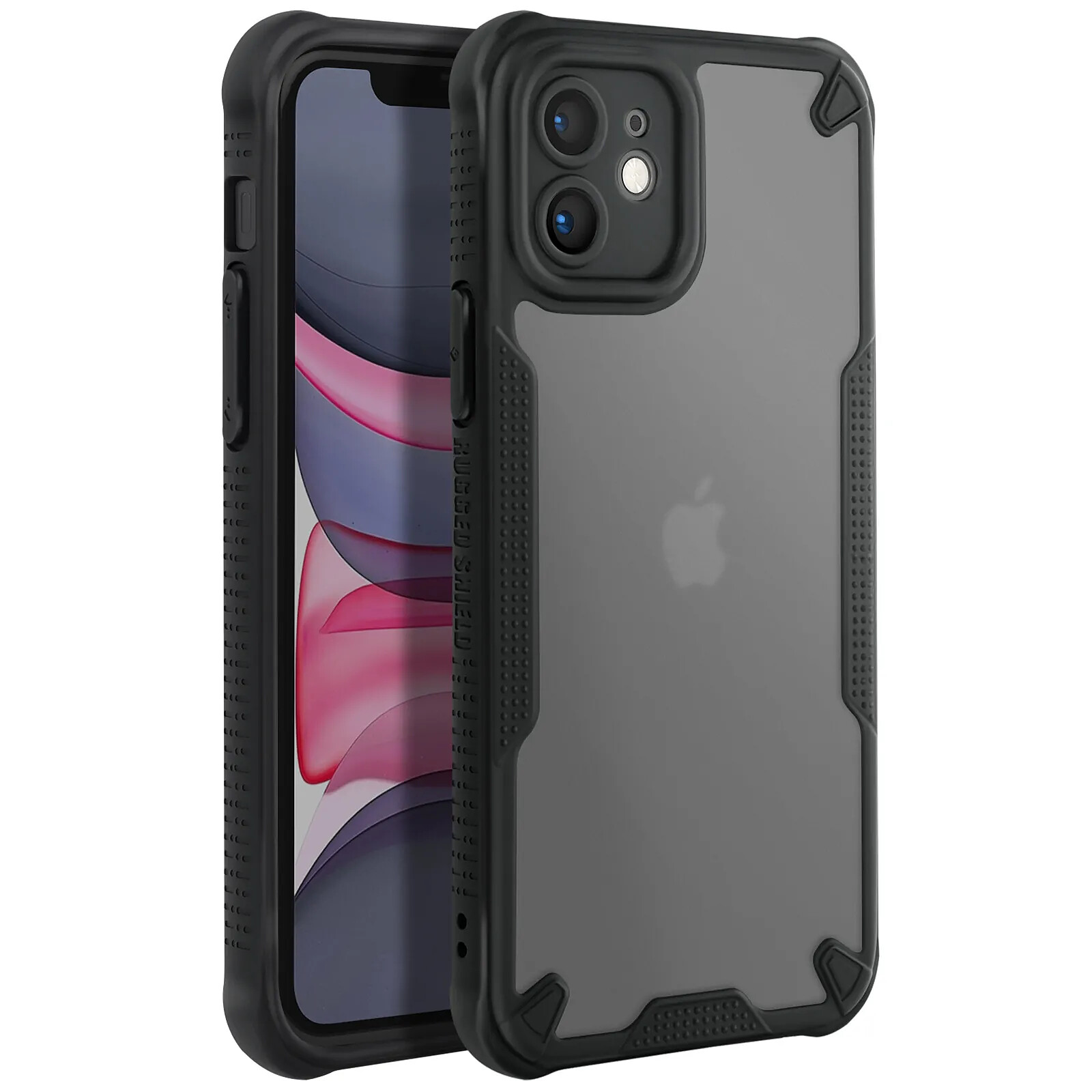 Avizar Coque Antichoc pour iPhone 11 Coins renforcés Dos Mat Anti-trace ...