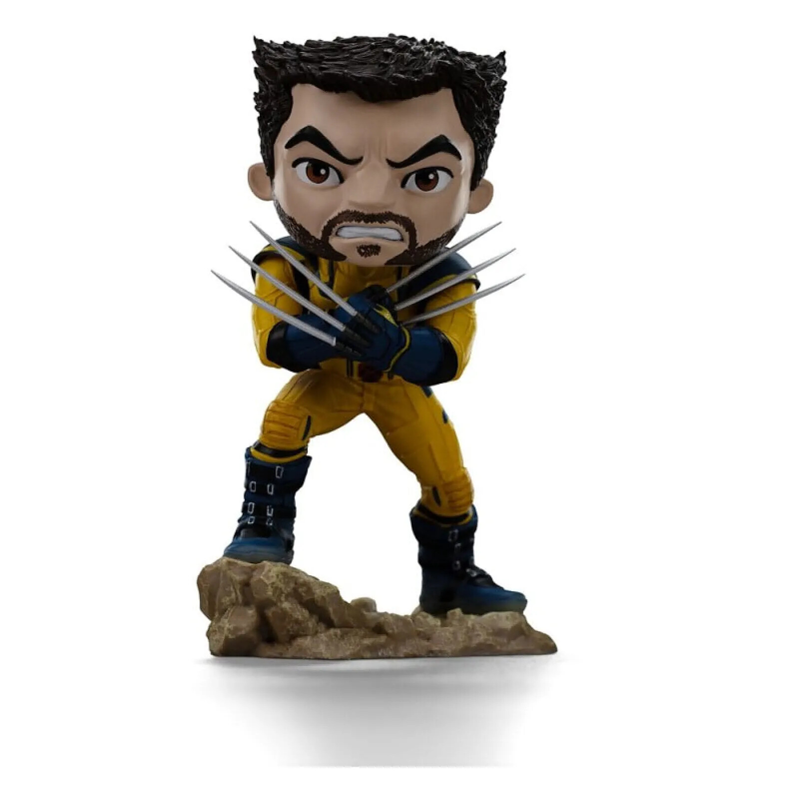 Deadpool et Wolverine - Ffigurine Mini Co. Wolverine Unmasked 14 cm ...