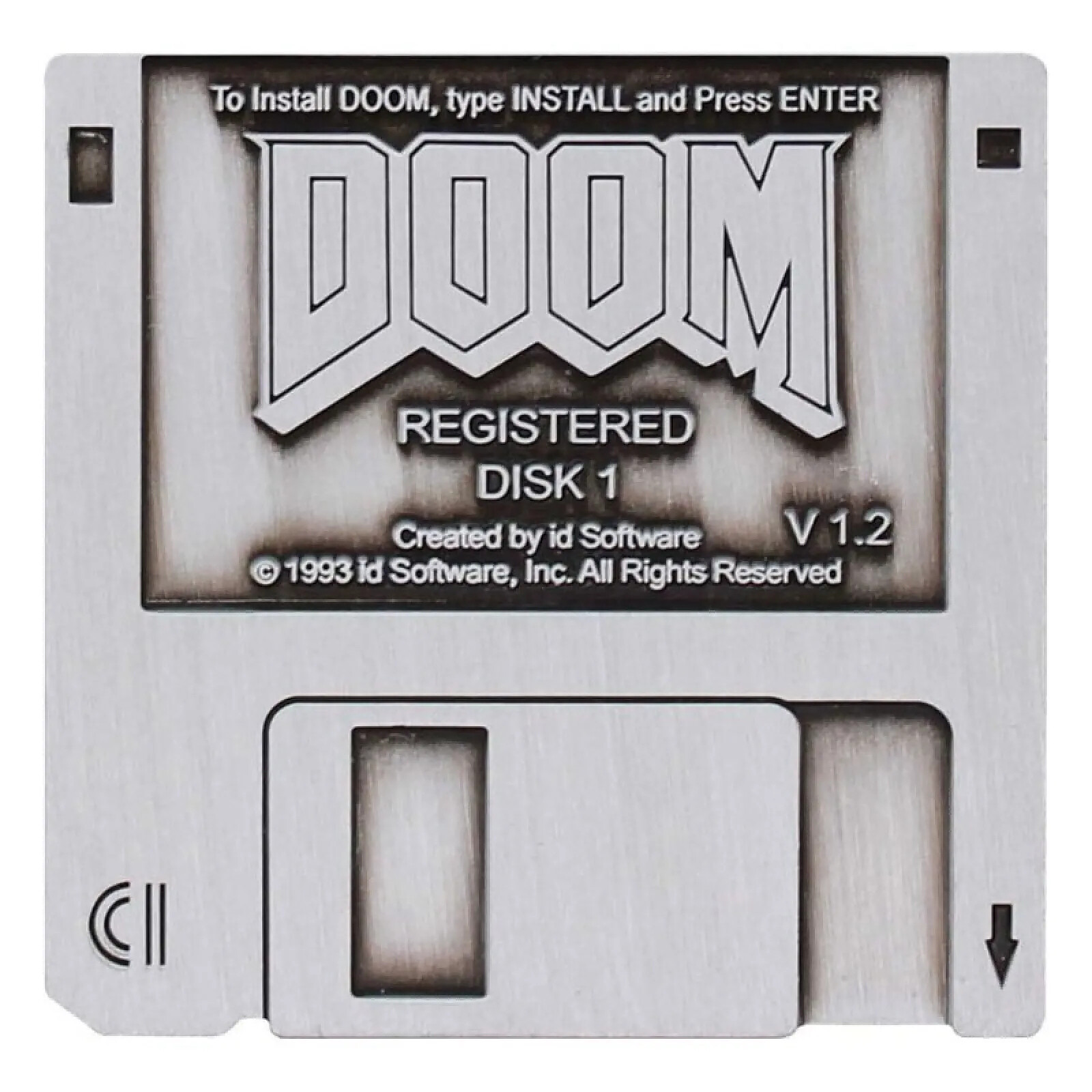 Doom - Pin's Floppy Disk Limited Edition - Porte-clés - LDLC