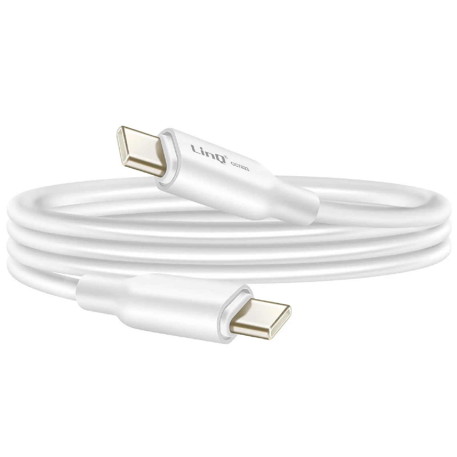 LinQ Câble USB-C vers USB-C 4A Power Delivery 80W en Silicone Flexible ...