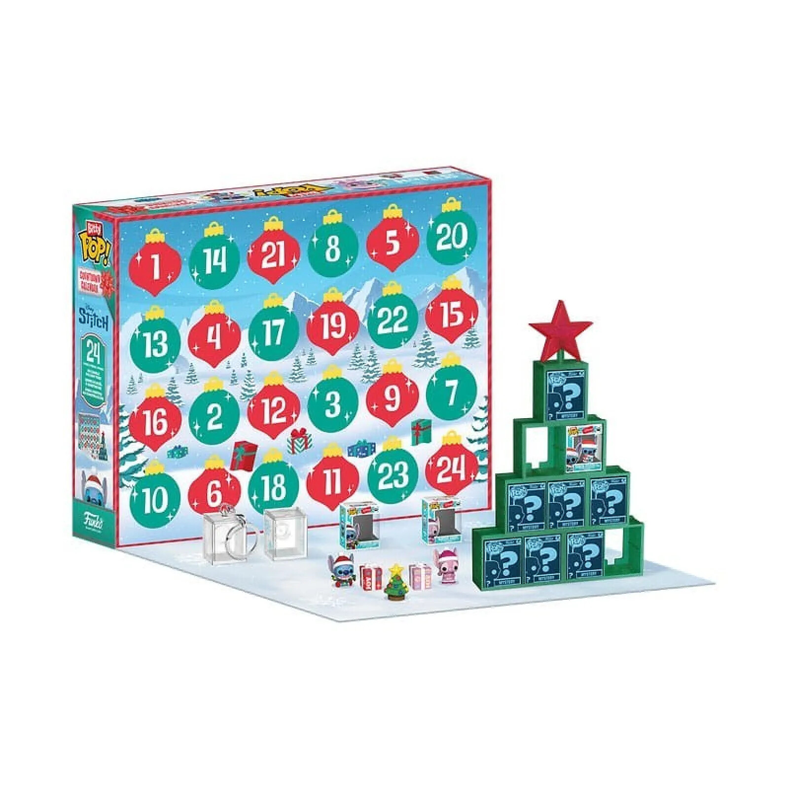 Disney - Calendrier de l'avent Disney Stitch Holiday Pocket POP! 24 ...