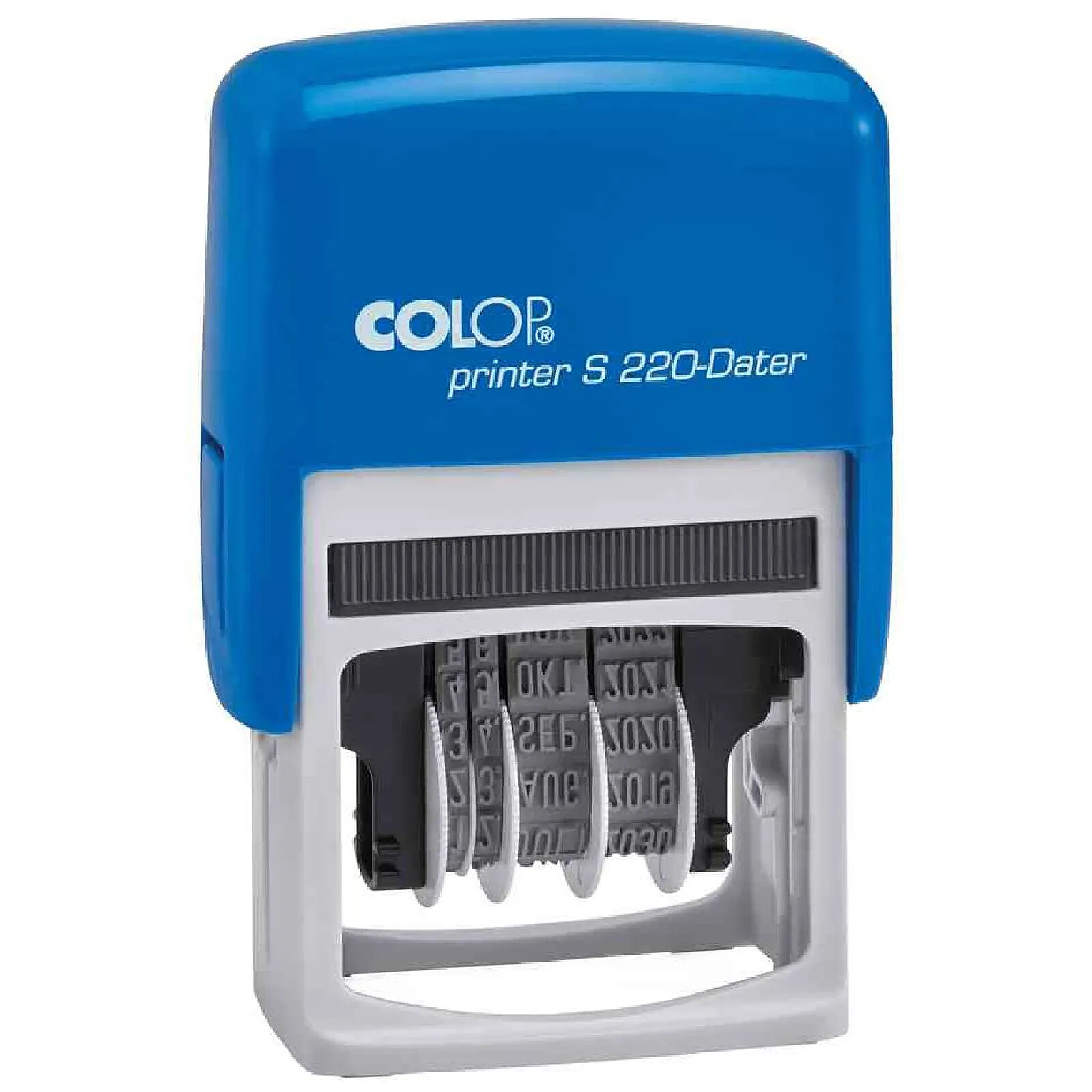 COLOP Tampon dateur Printer S220, bleu/gris - Timbre & Tampon - LDLC