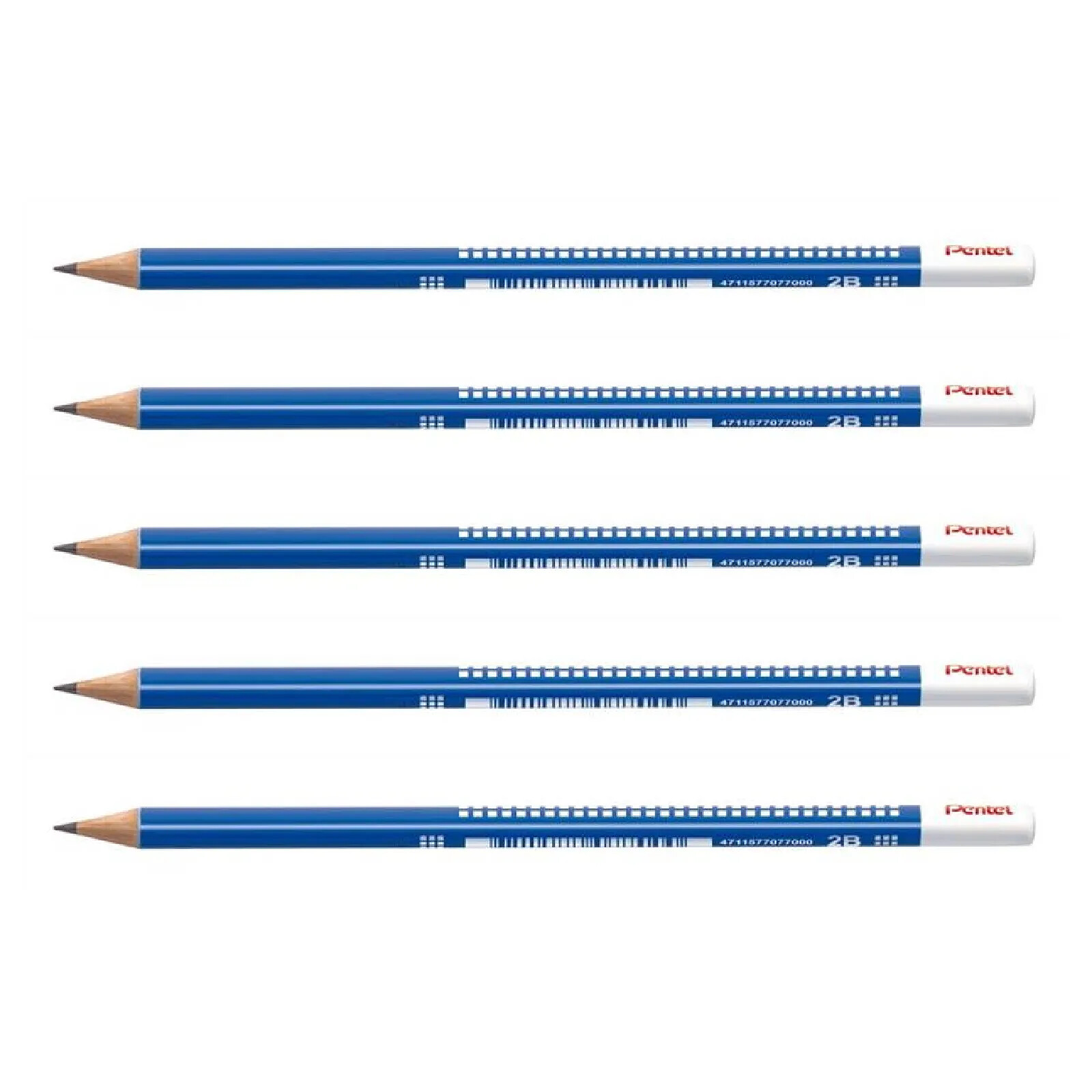 PENTEL Crayon Graphite en Bois de Cèdre Corps Triangulaire Mine Collée ...
