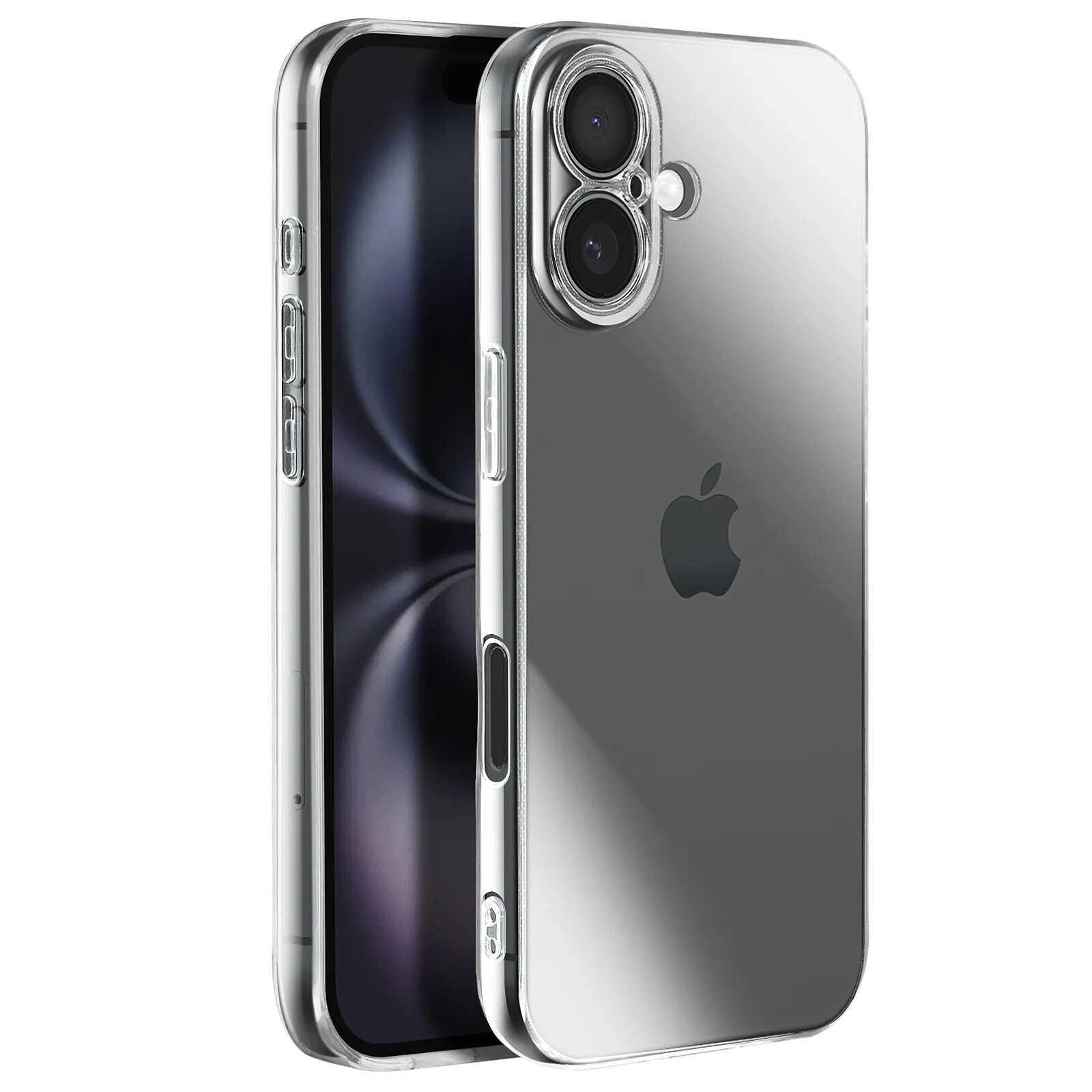 Avizar Coque pour iPhone 17 en Silicone Souple Robuste Transparent ...