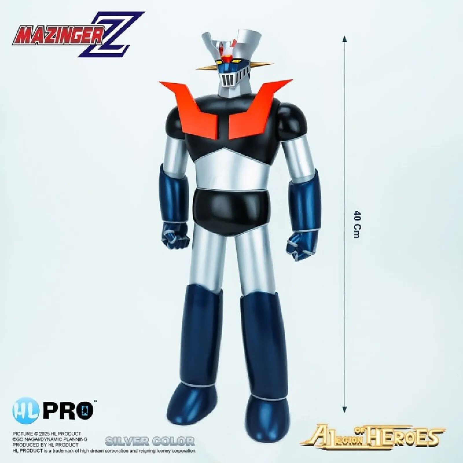 Mazinger Z - Figurine Legion of Heroes Mazinger Z Silver Color 40 cm ...