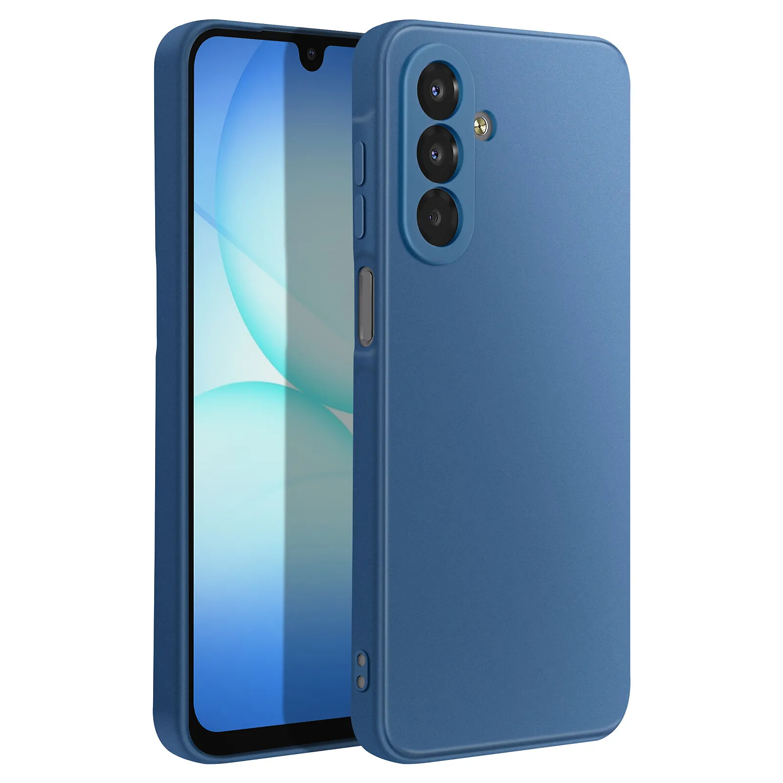 Avizar Coque pour Samsung Galaxy A17 en Silicone Souple Antichocs Bleu ...