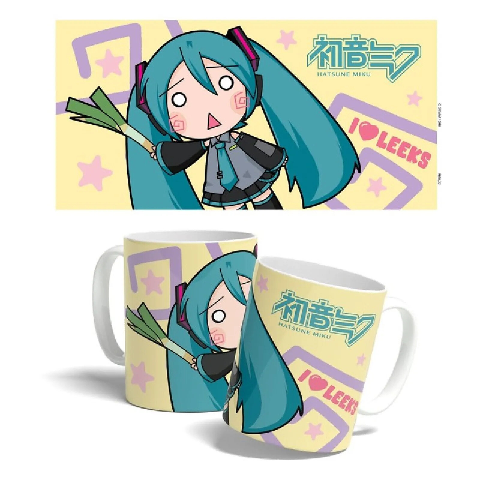 Hatsune Miku - Mug Miku Chibi Leek Girl 325 ml - Mugs - LDLC