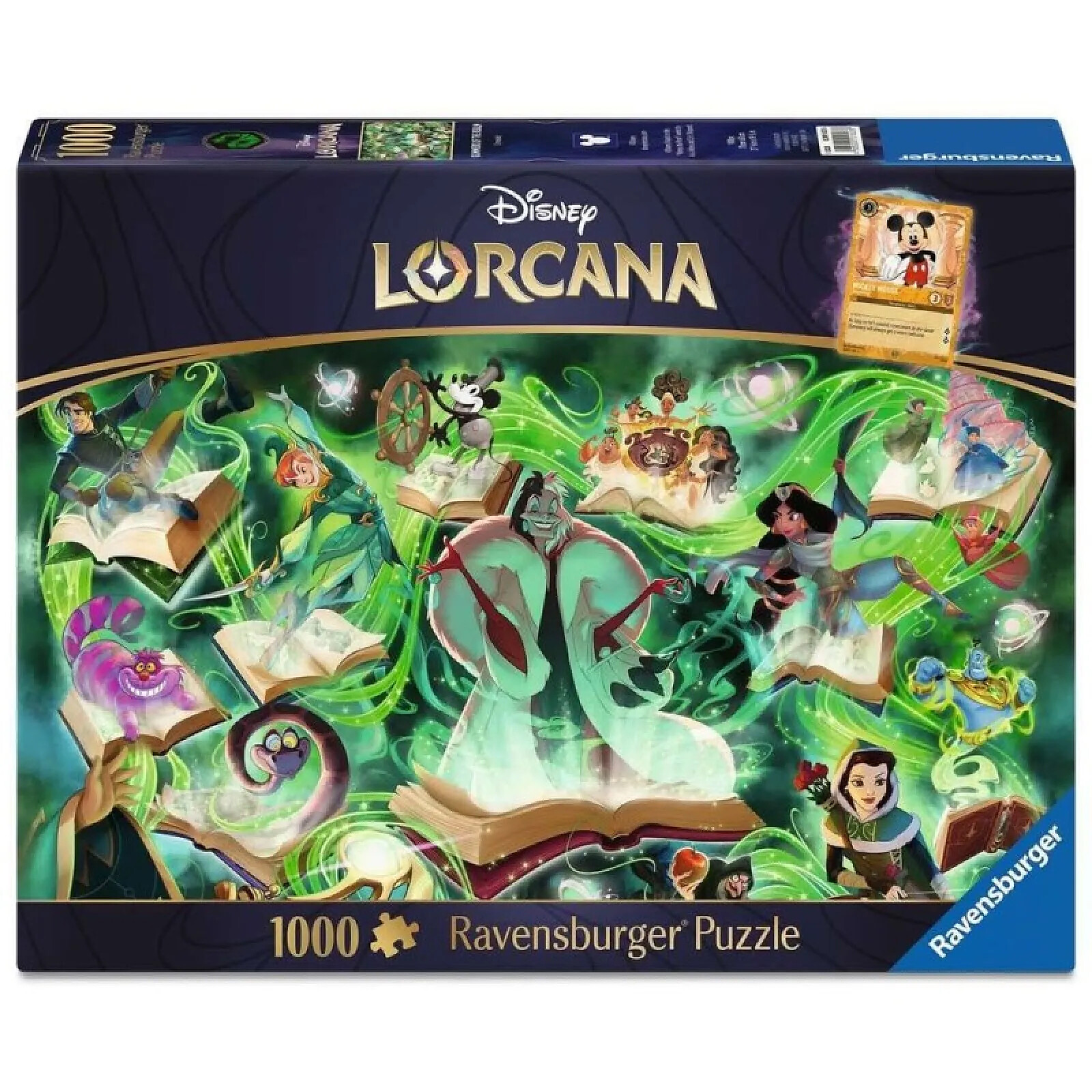 Disney Lorcana - Puzzle Glimmers of the Realm: Emerald (1000 pièces ...