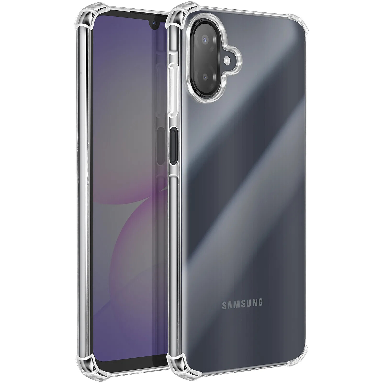 Avizar Coque Antichoc en Silicone pour Samsung Galaxy A07 avec Bords ...