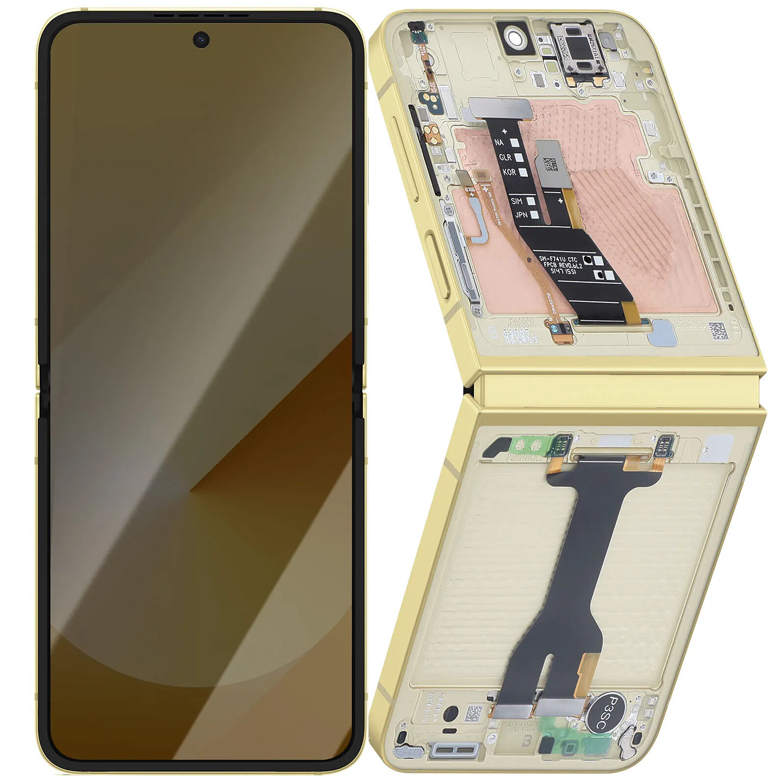 Samsung Écran Intérieur AMOLED Complet pour Galaxy Z Flip 6 Service ...