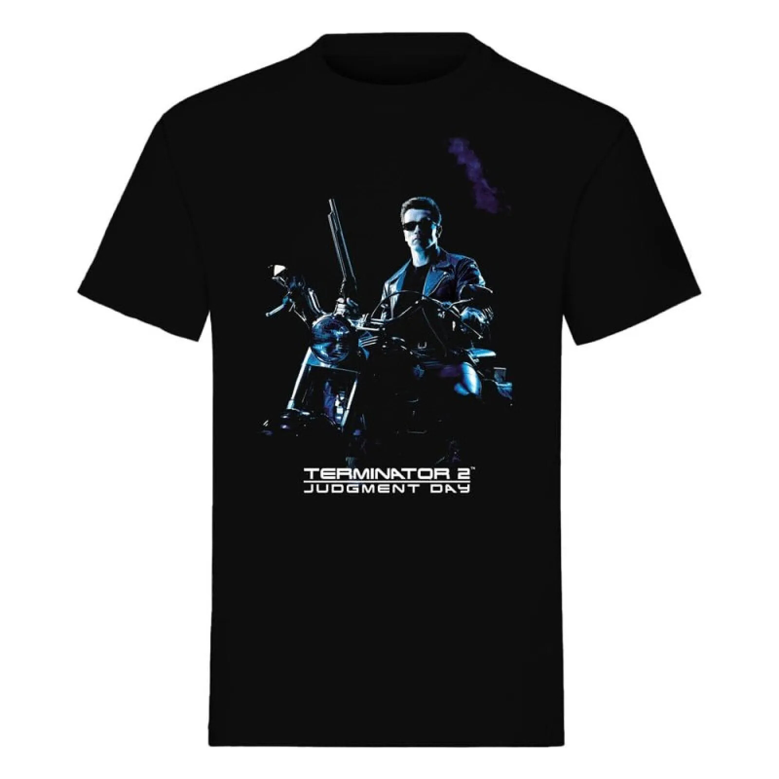 Terminator - T-Shirt Terminator Bike Pose Noir - T-shirt - LDLC