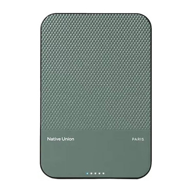 Native Union Batterie Externe 5000mAh Magnétique MagSafe & Qi2 Vert ...