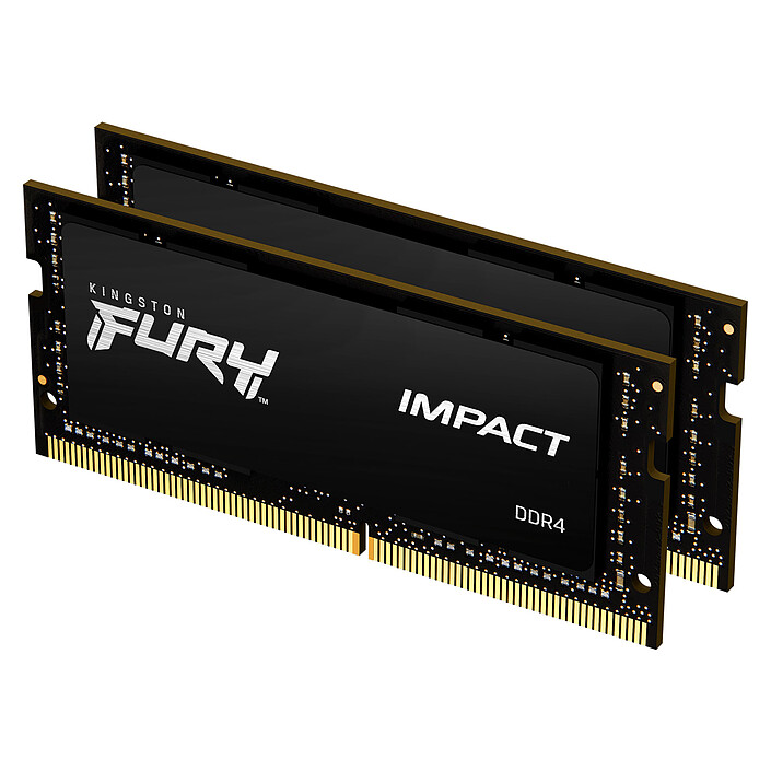 Kingston FURY Impact SO-DIMM 64 Go (2 x 32 Go) DDR4 3200 MHz CL20 - Mémoire PC - LDLC