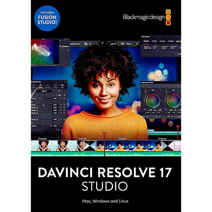 Blackmagic Design DaVinci Resolve Studio 17 - Image & Audio software - LDLC