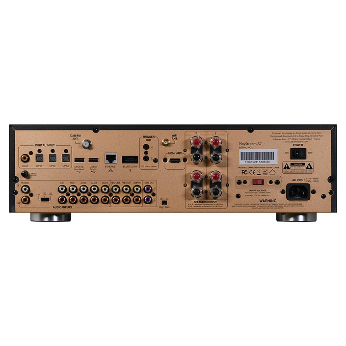 Advance Paris PlayStream A7 - Home audio amplifier - LDLC | Holy Moley
