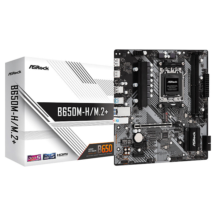 ASRock B650M-H/M.2+ - Motherboard - LDLC