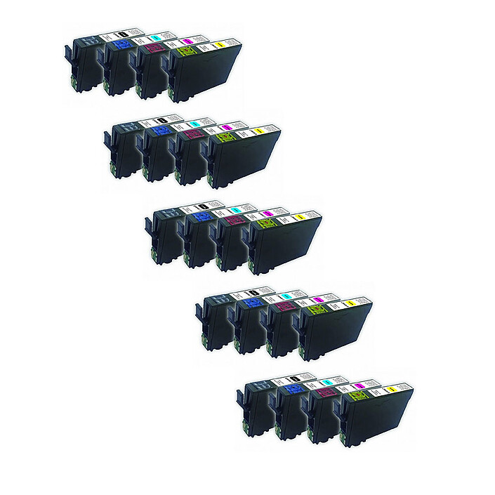 Multipack compatible Epson 604XL Pineapple (10x black + 10x cyan + 10x ...