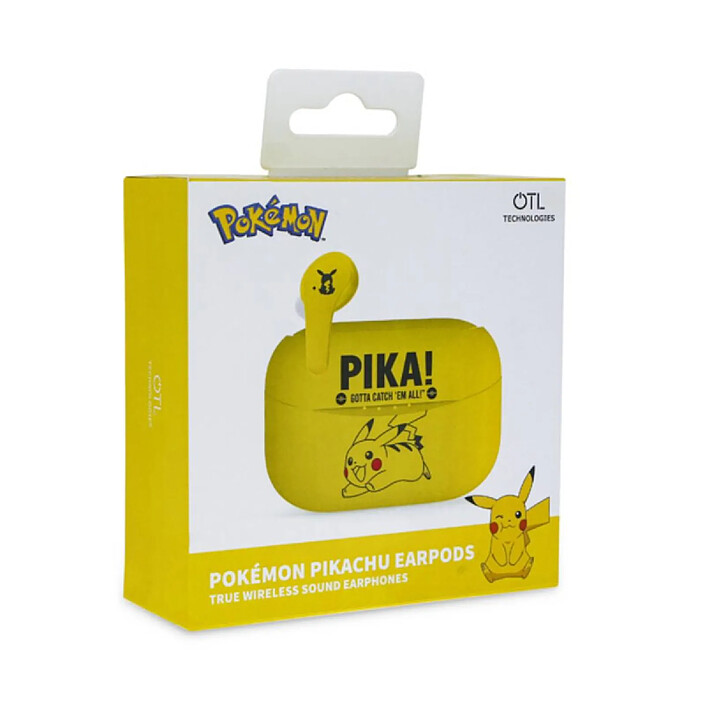Pokemon Écouteurs TWS sans Fil Bluetooth 5.3 avec Étui Design Pikachu ...