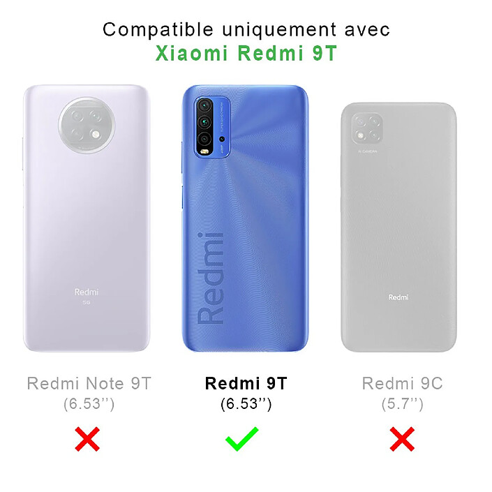 LaCoqueFrançaise Coque Xiaomi Redmi 9T 360 intégrale transparente Motif ...