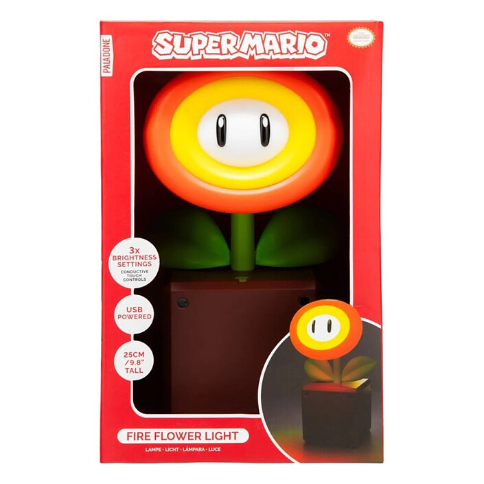 Super Mario - Lampe Fire Flower - Lampe - LDLC