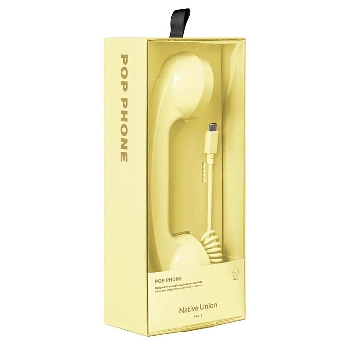 Native Union Combiné Téléphonique POP Rétro USB-C avec Microphone pour ...
