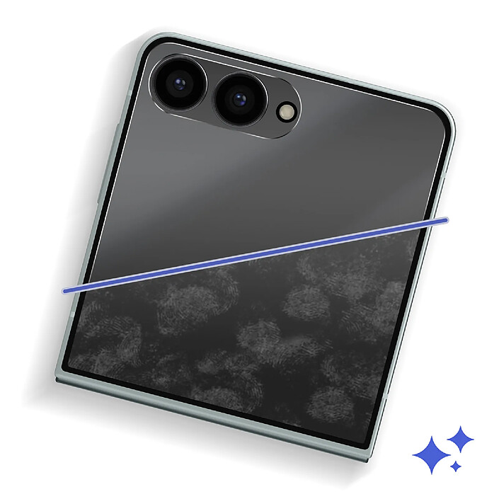 Samsung Pack de 2 Films de Protection Écran Externe Galaxy Z Flip 7 ...