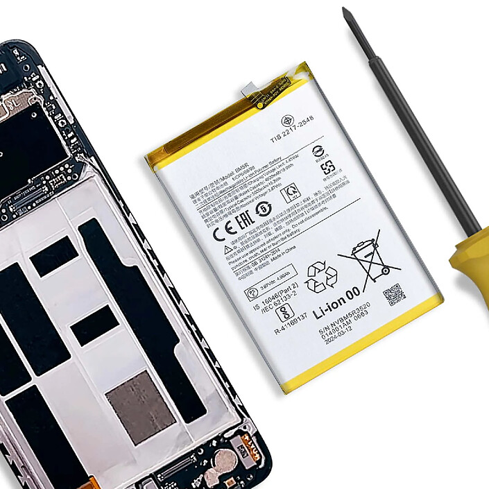 Clappio Batterie de Remplacement Redmi 12 Poco / Poco F6 Pro BM5R Haute ...