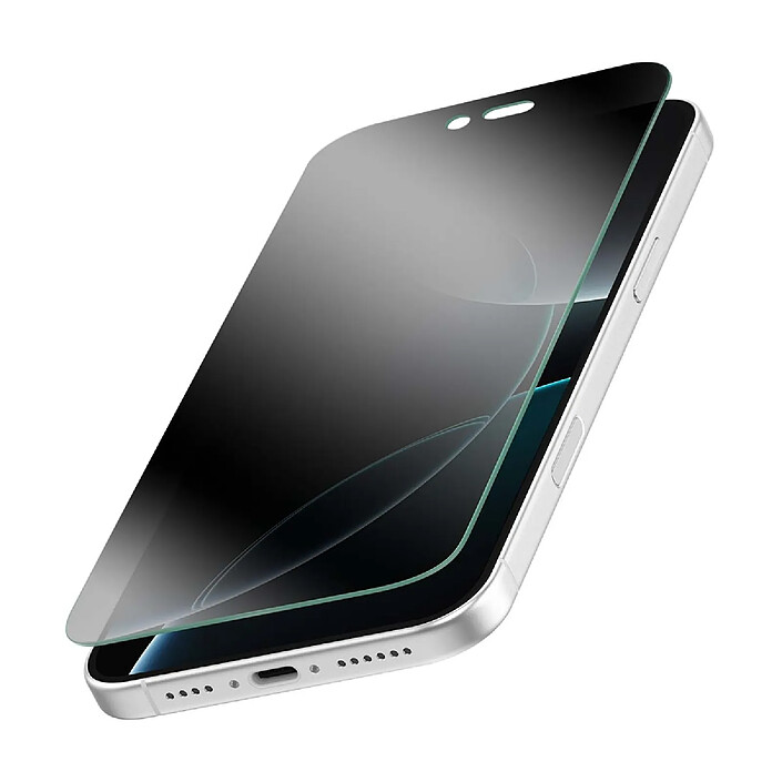 Eiger Verre Trempé 2.5D pour iPhone 16 Pro / 17 / 17 Pro Anti-espion ...