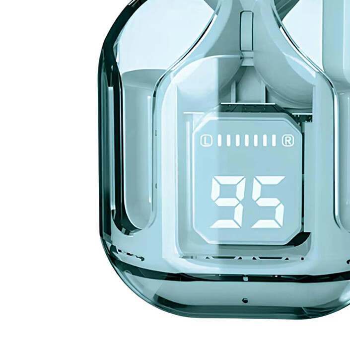 Partel Écouteurs Bluetooth 5.3 TWS AirFly M2 avec Affichage LED Bleu ...